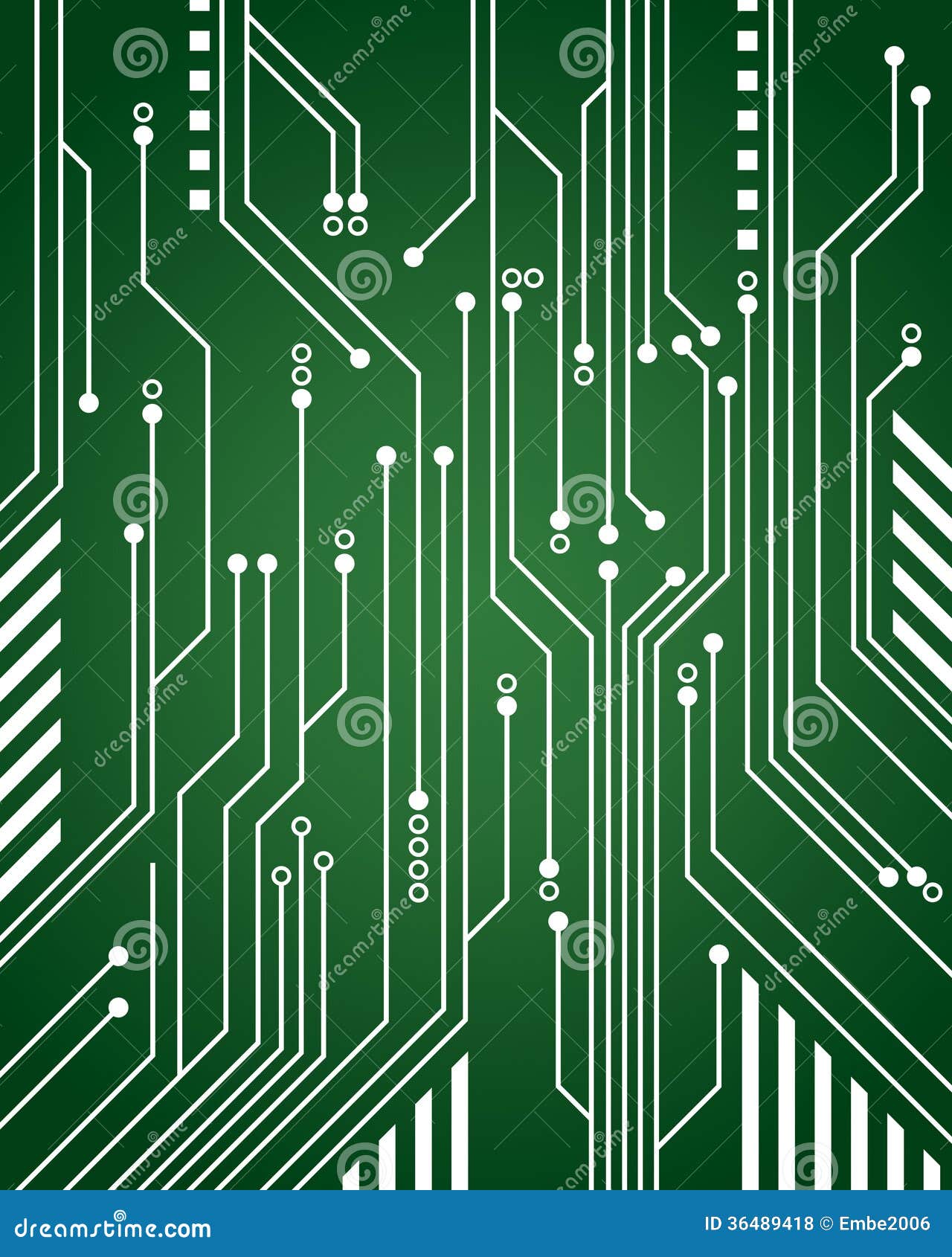 Computer Circuit Background Stock Vector - Illustration of compute ...