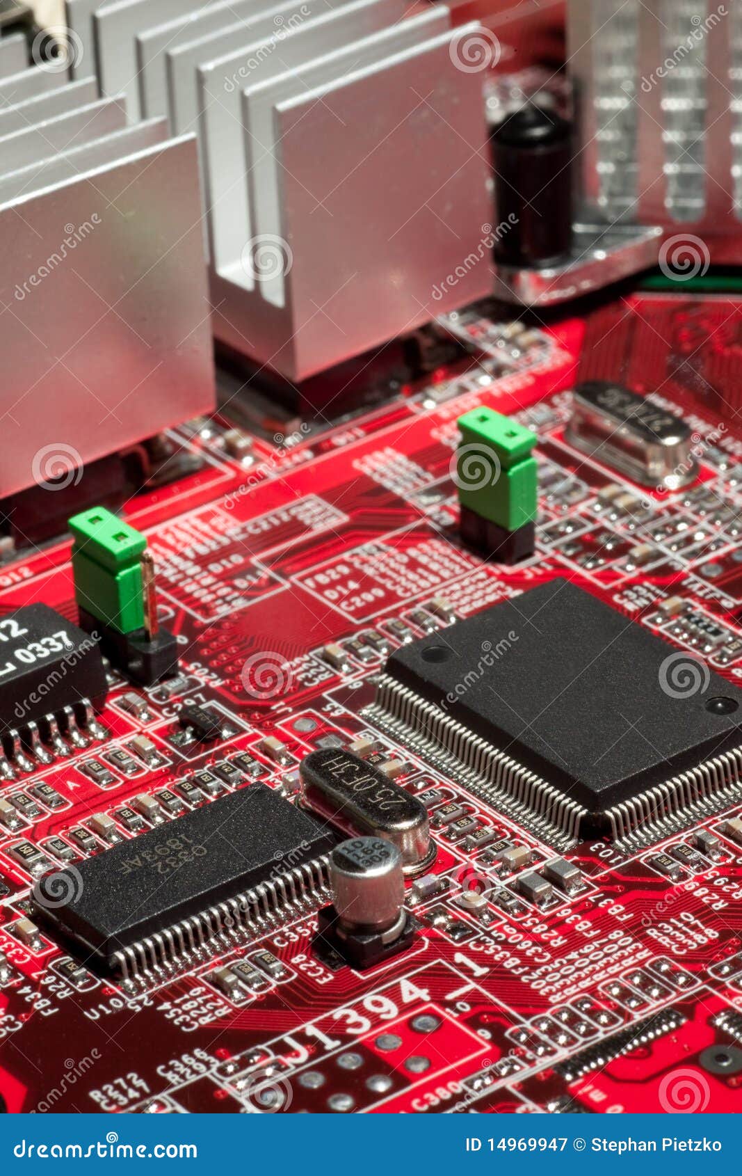 Computer Circuit Board stock image. Image of hardware - 14969947