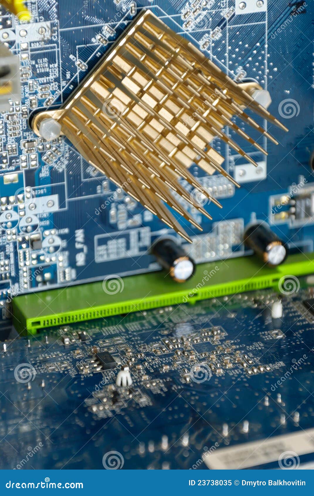 Computer circuit board stock image. Image of board, closeup - 23738035