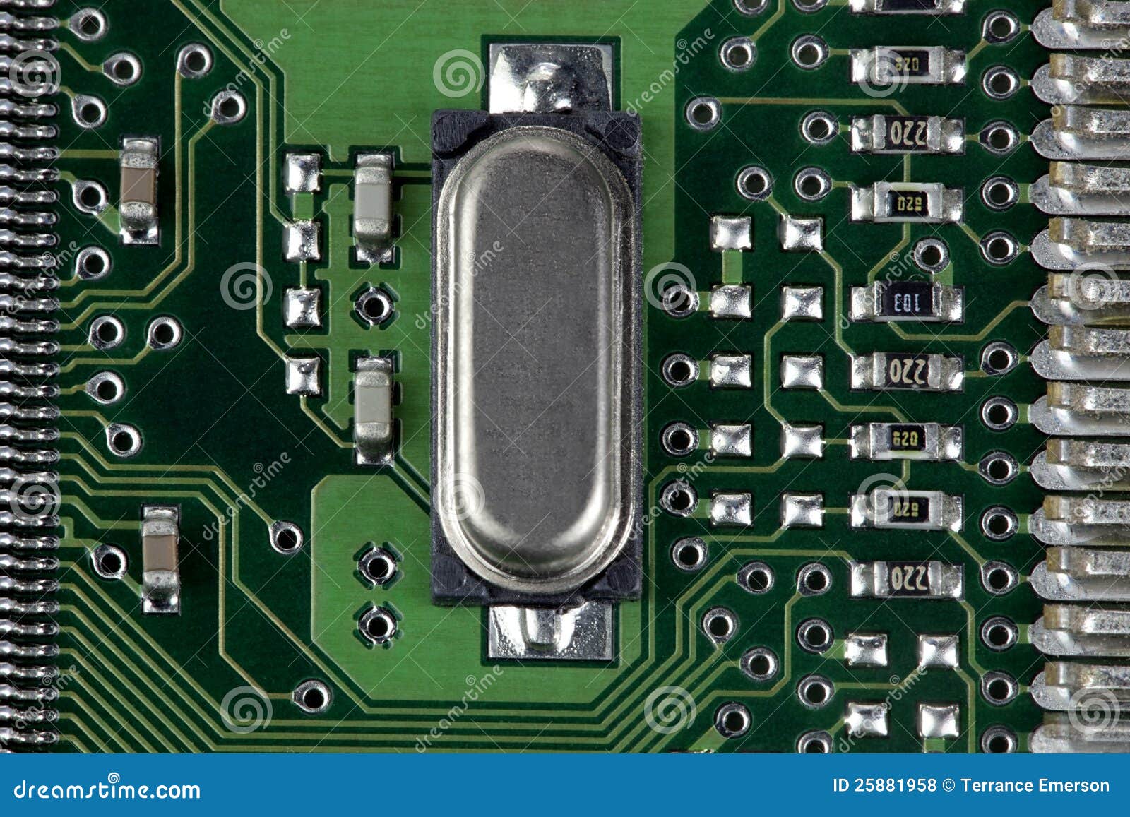 Computer Circuit Board stock photo. Image of electronic - 25881958