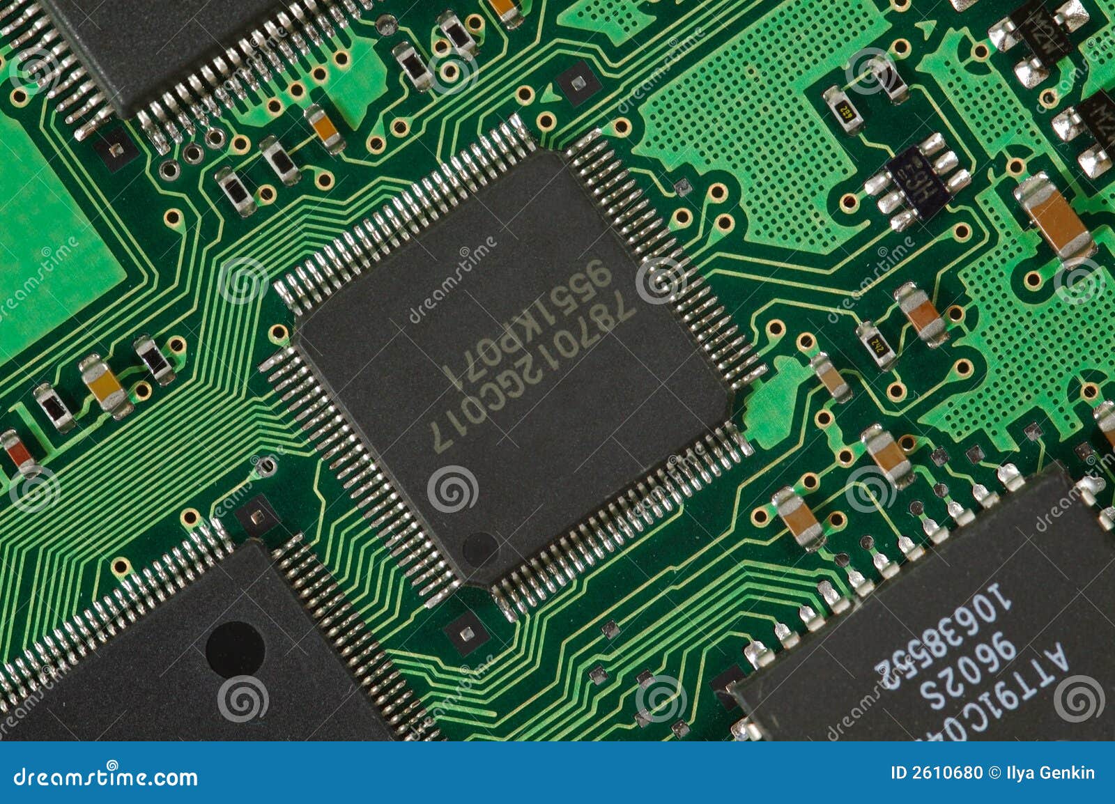 Computer Circuit Board stock photo. Image of cable, industrial - 2610680