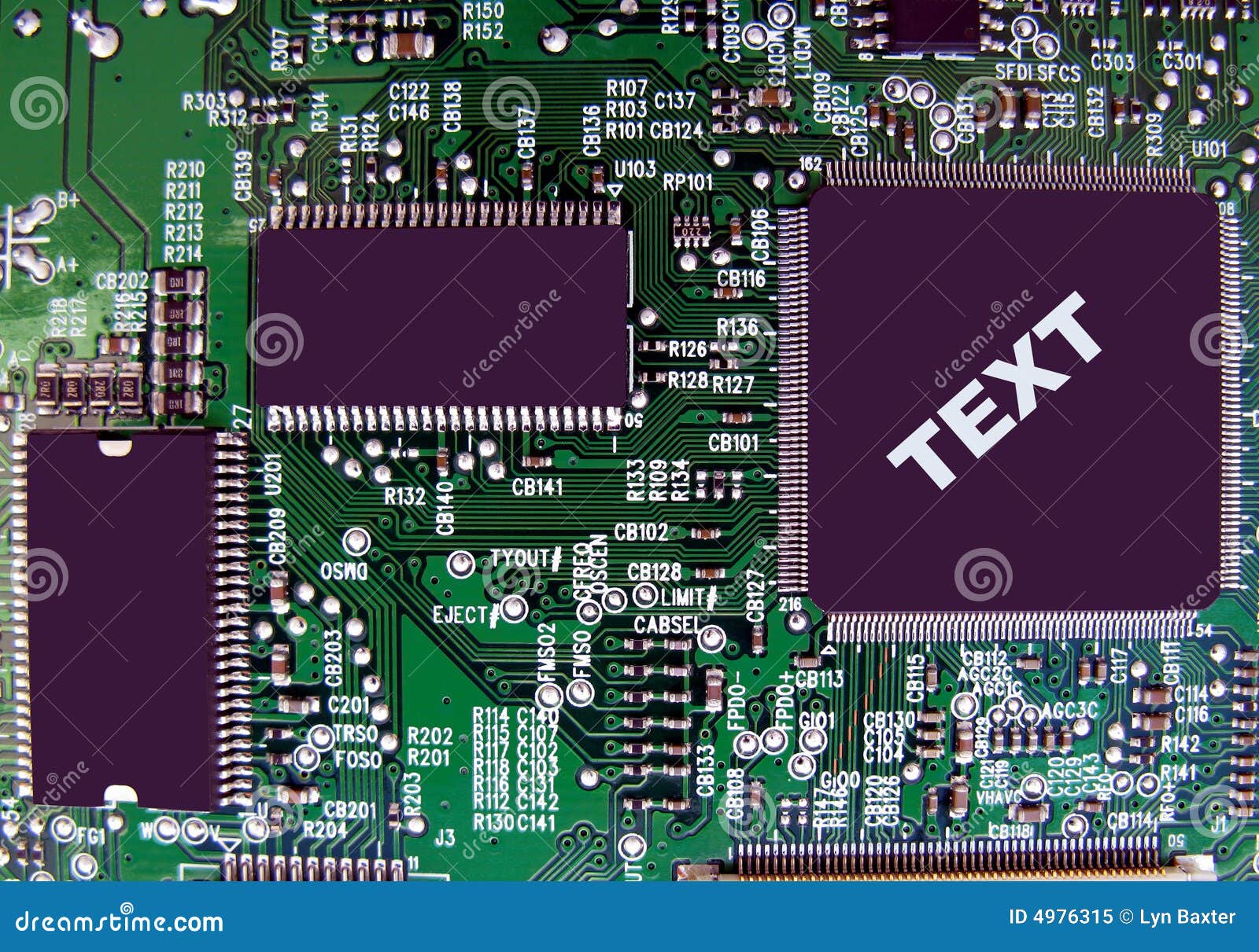 Computer Circuit Board Picture. Image: 4976315