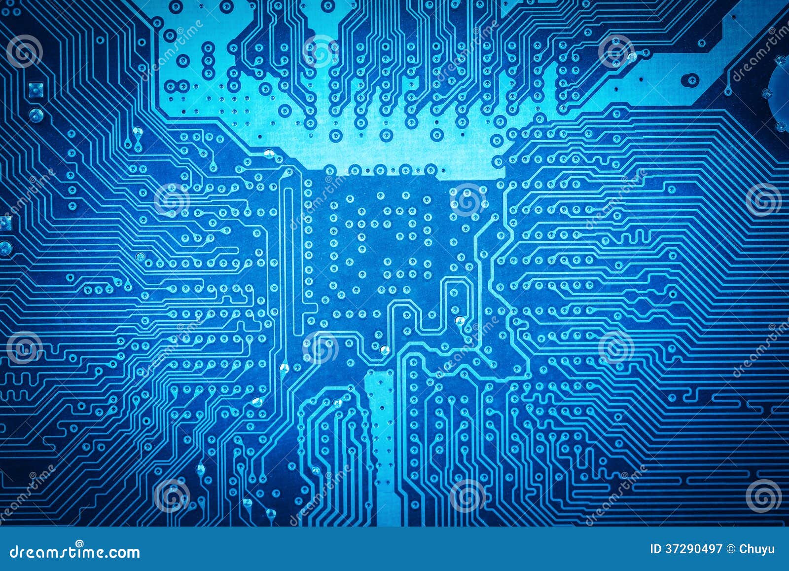Computer Circuit Board Background Stock Image - Image of information ...