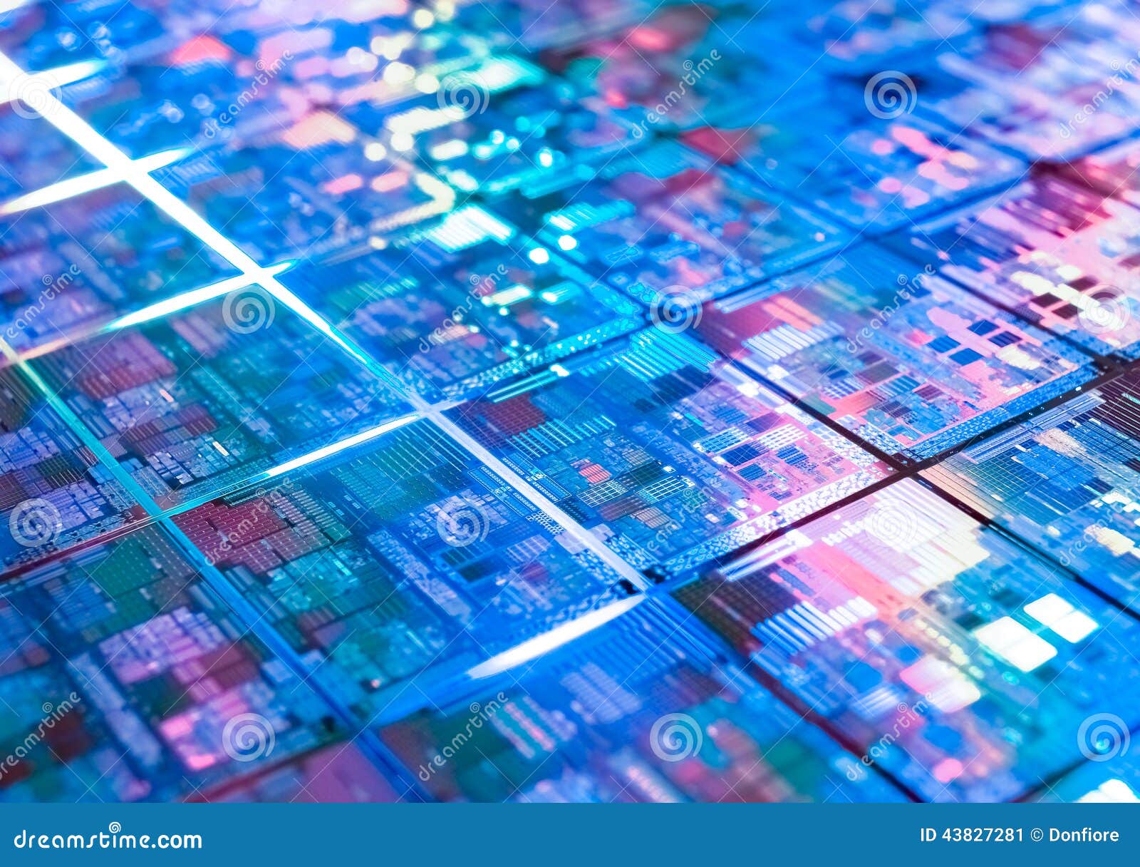 Computer Circuit Board Background Microchip Texture Stock Image - Image ...