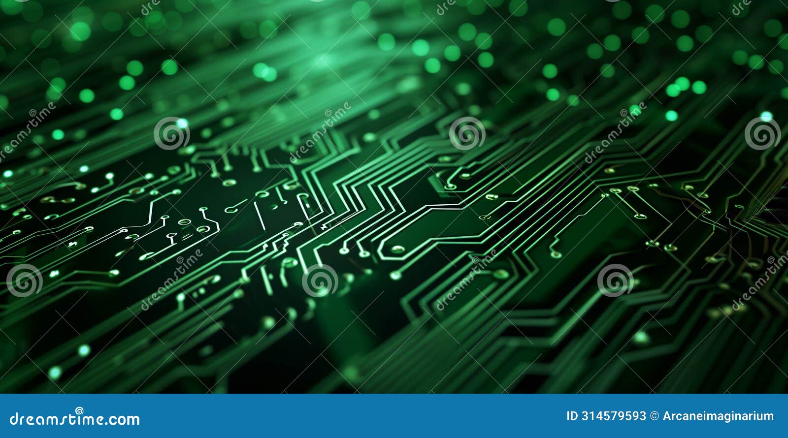 Computer Circuit Board Circuitboard Tech Concept Stock Illustration ...