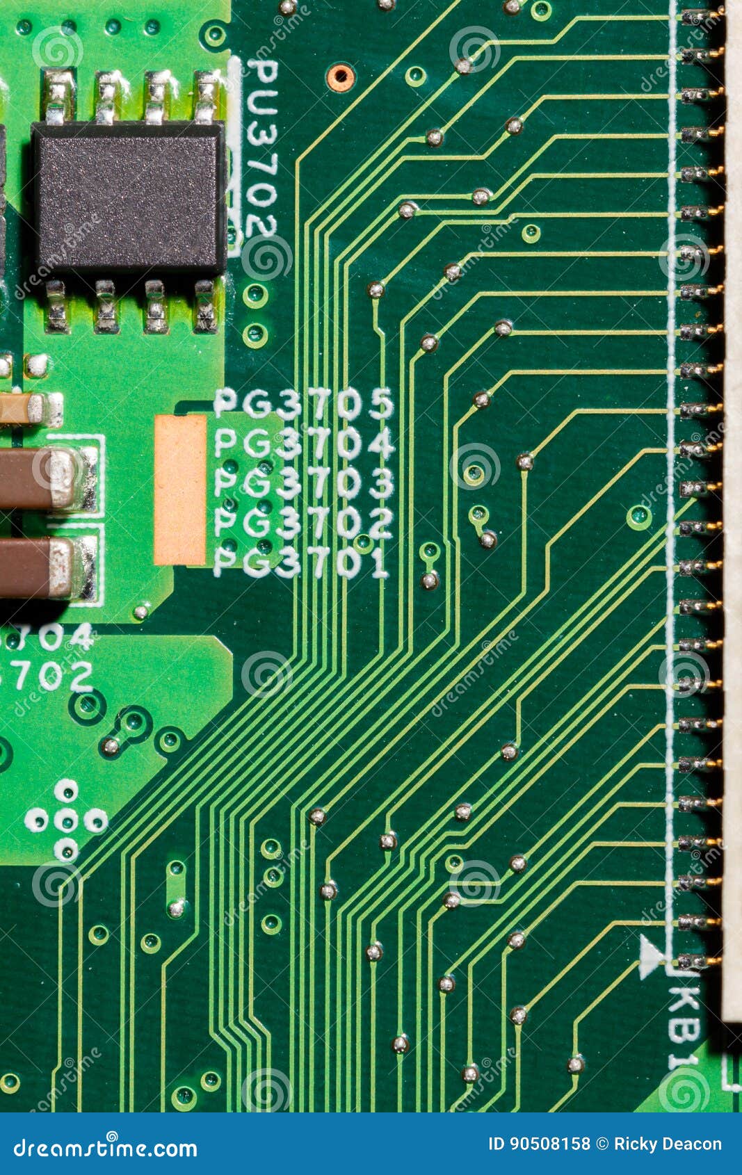 Computer Circuit Board stock photo. Image of tech, information - 90508158