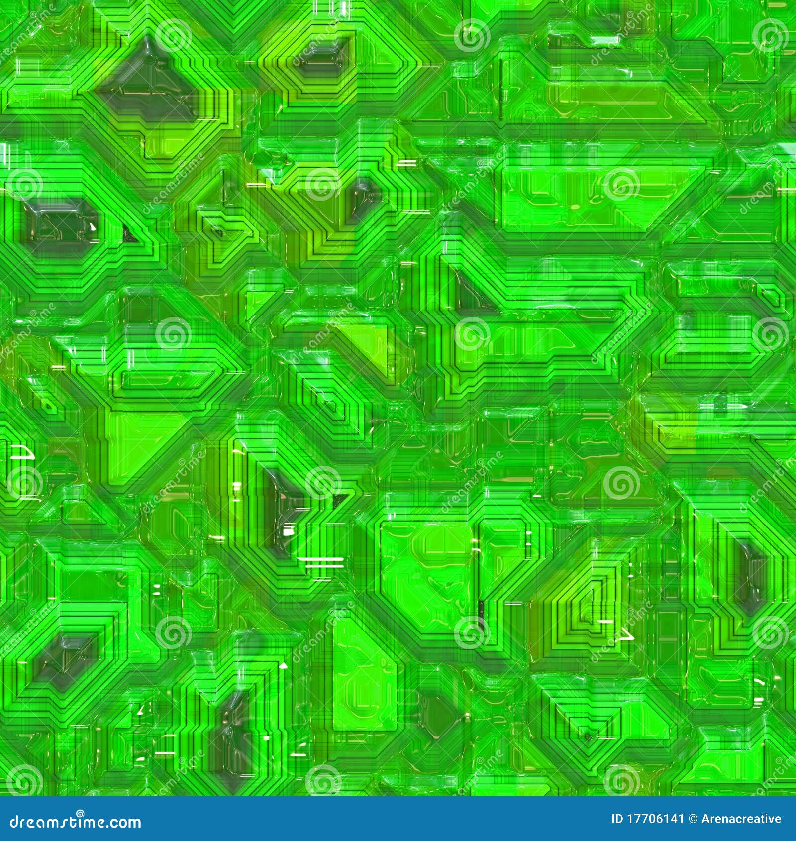 Computer Circuit Board Pattern Stock Illustration - Illustration of ...