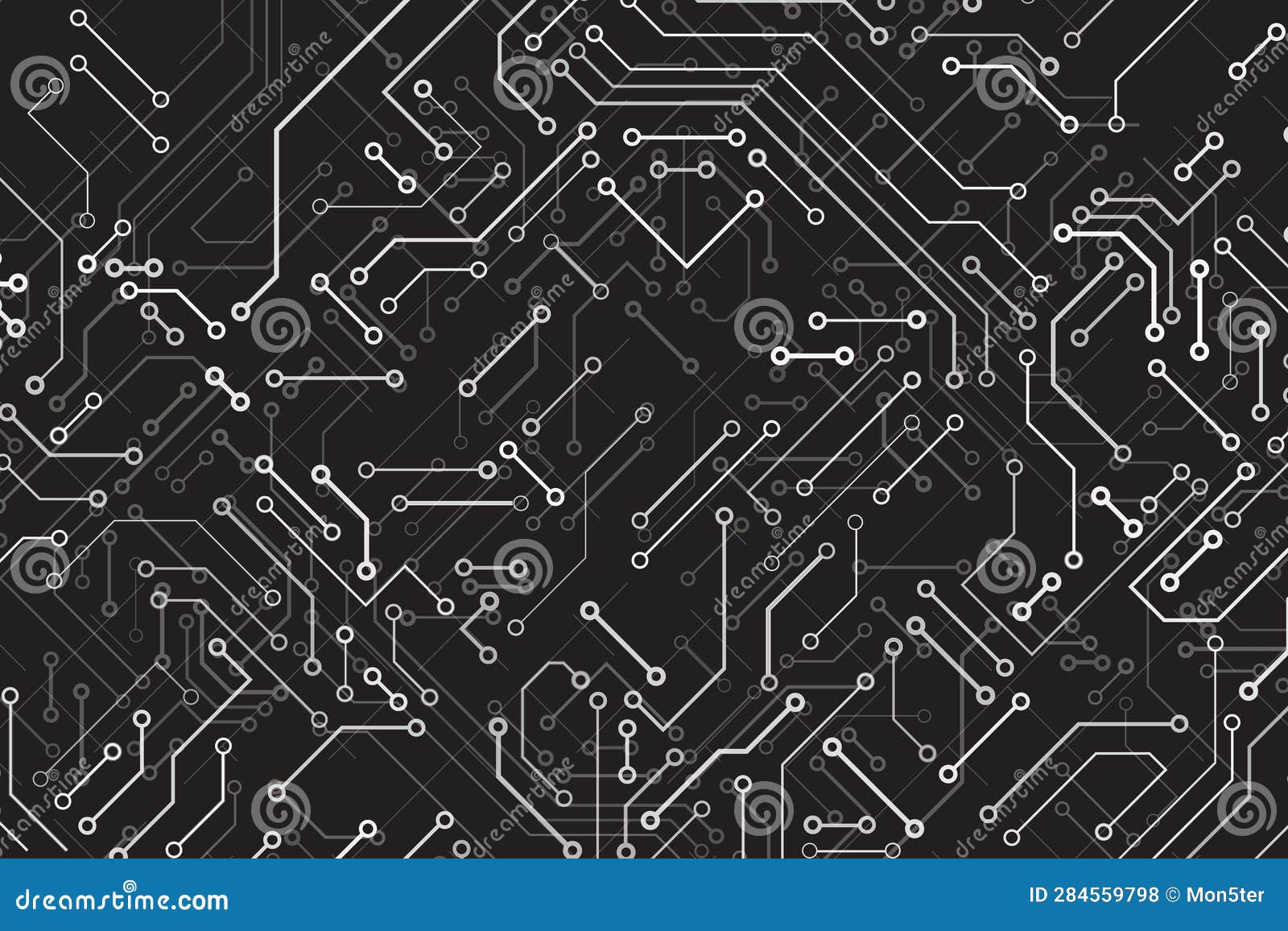 Computer Circuit Board Texture. Stock Vector - Illustration of abstract ...