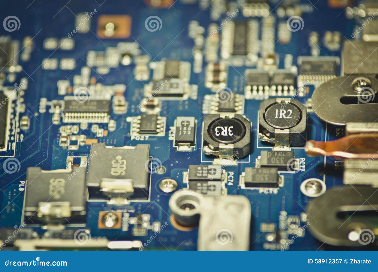 Computer circuit stock image. Image of concept, futuristic - 58912357
