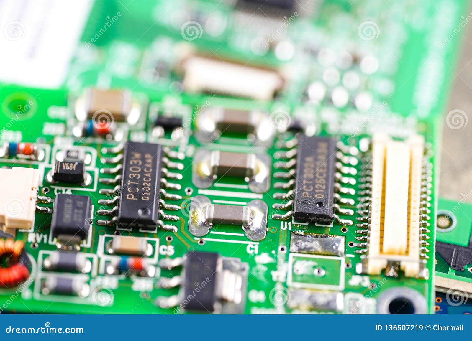Computer Circuit Cpu Main Board Electronics Device : Concept of ...