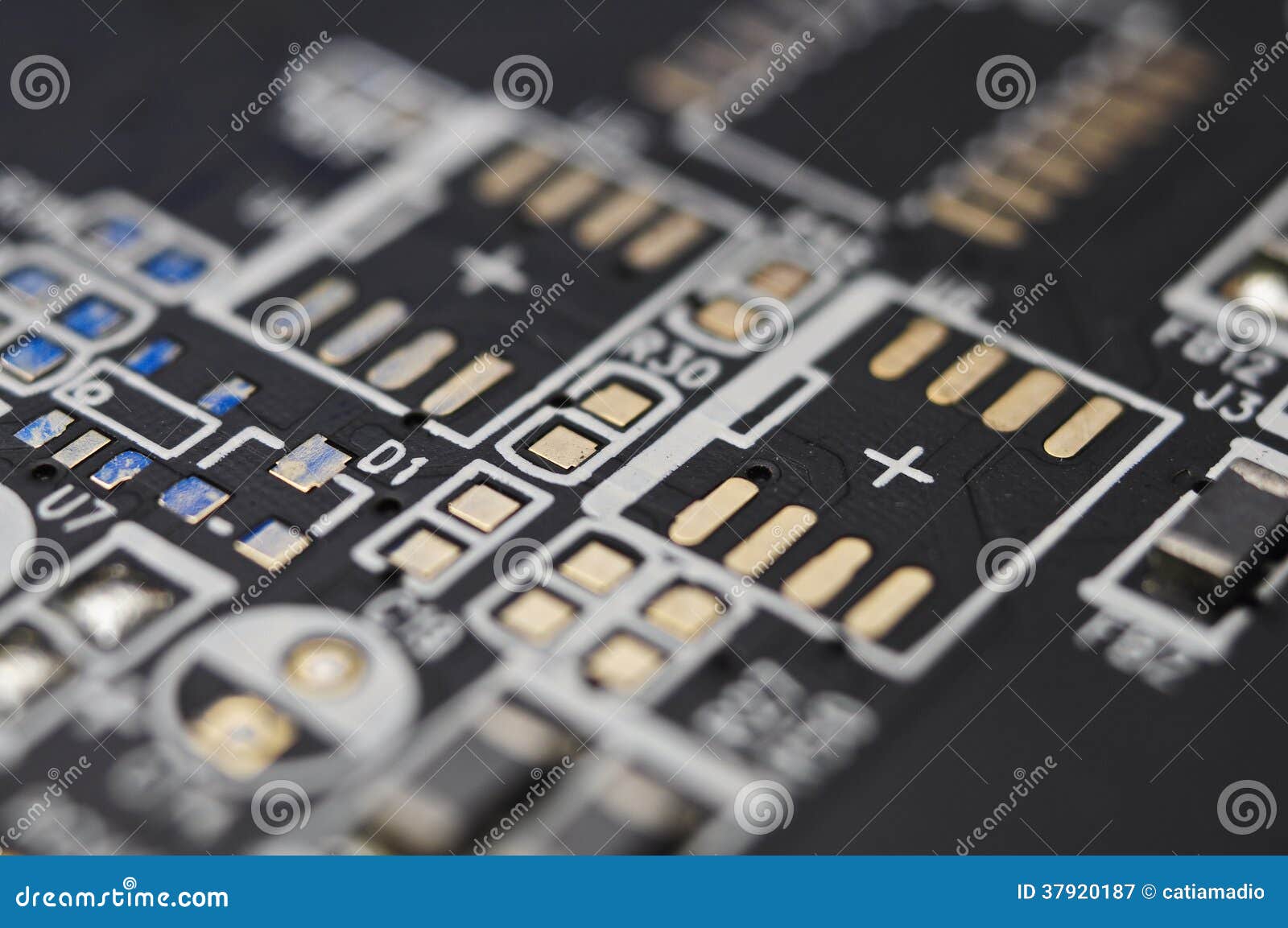 Computer circuit macro stock image. Image of computer - 37920187