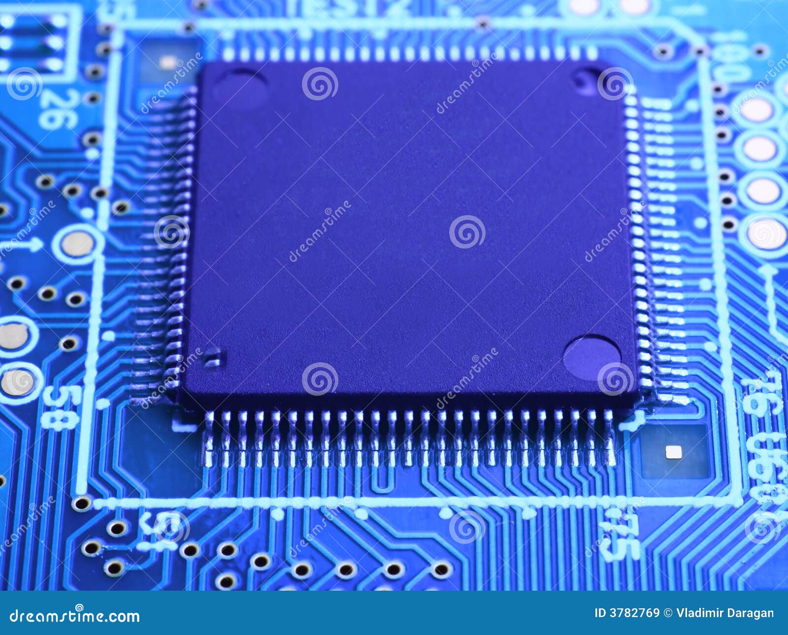 Computer Circuit Motherboard Stock Image - Image of technology, tech ...