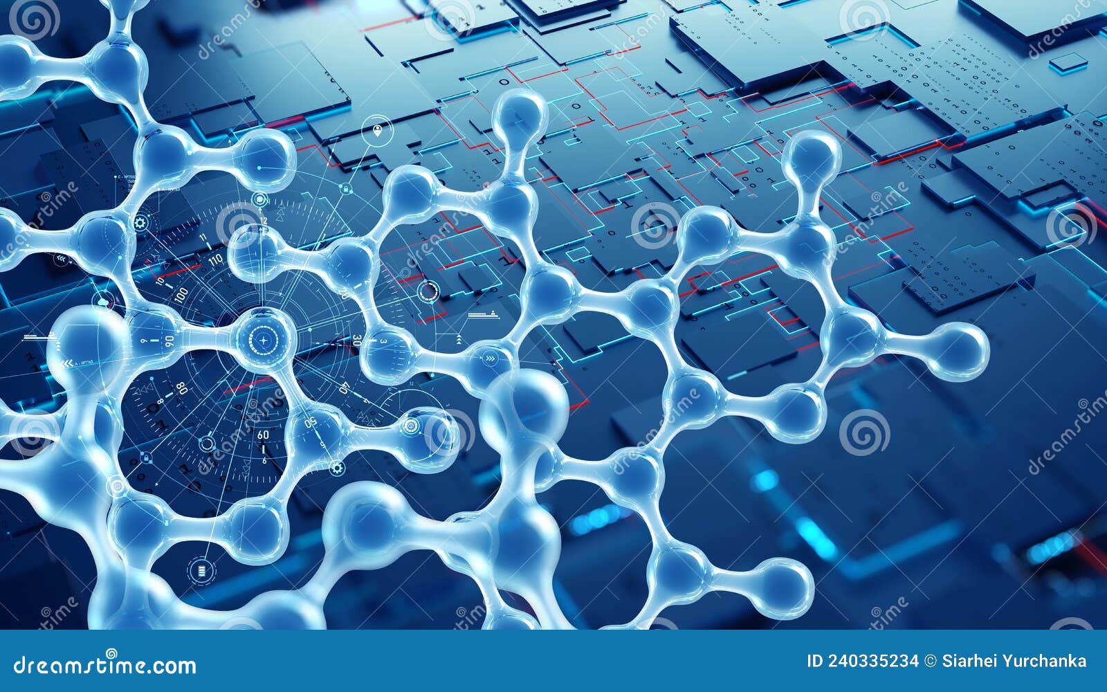 Nano Computer Chip Technology Stock Illustration | CartoonDealer.com ...