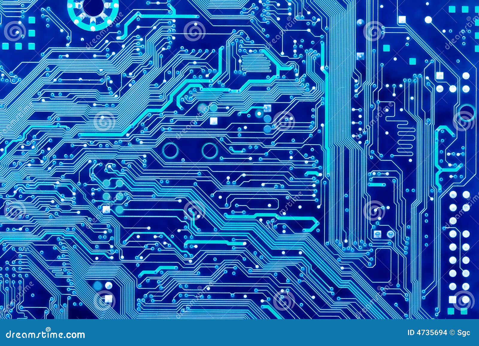 Computer cirtuic stock photo. Image of path, networks - 4735694
