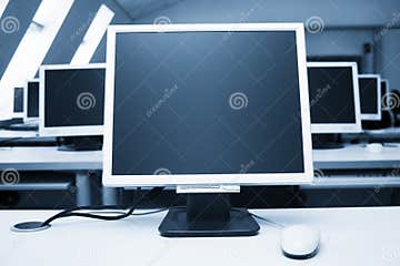 Computer class stock image. Image of hall, occupation - 2942657
