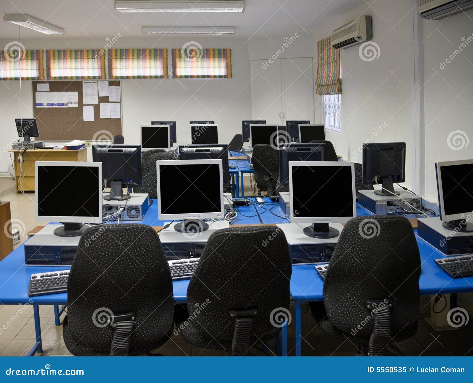 Computer class stock image. Image of desk, business, office - 5550535 Computer class stock image. Image of desk, business, office - 5550535