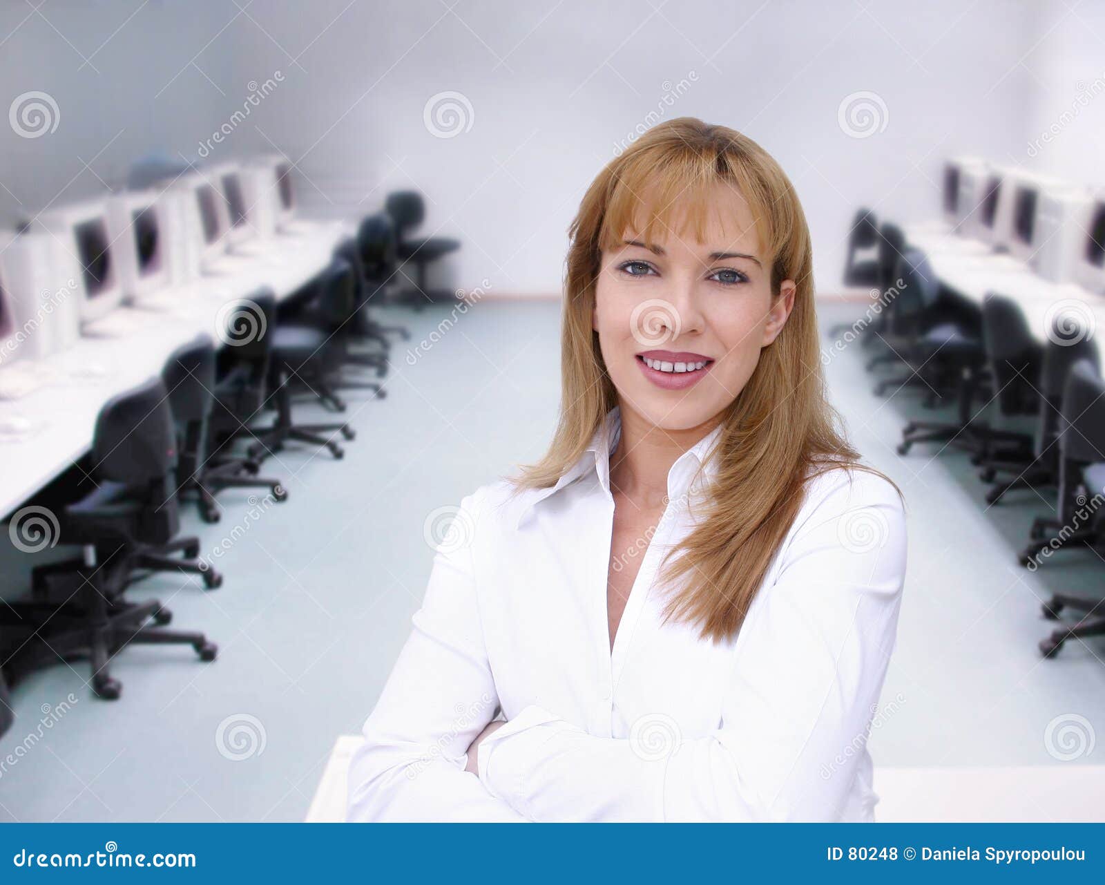 Computer class stock photo. Image of jobs, computer, classroom - 80248