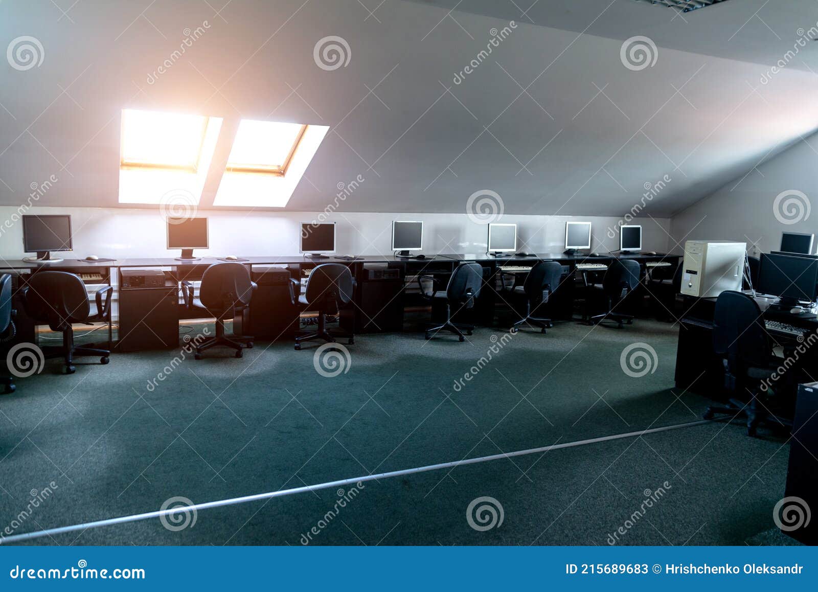 Computer Class for Training Editorial Stock Photo - Image of indoor ...