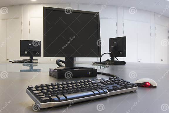 Computer classroom stock photo. Image of learning, display - 2239372