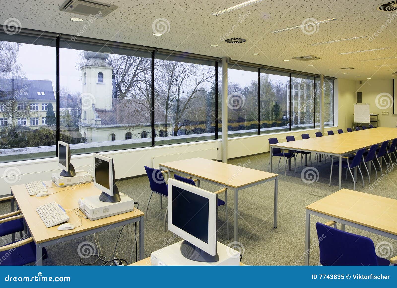 Computer Classroom Royalty Free Stock Photo - Image: 7743835