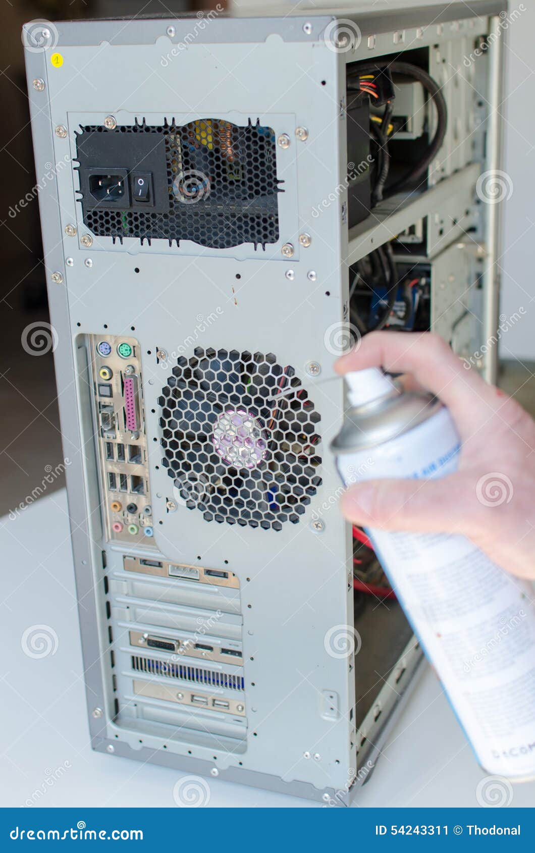 Computer cleaning stock image. Image of cleaning, clean - 54243311
