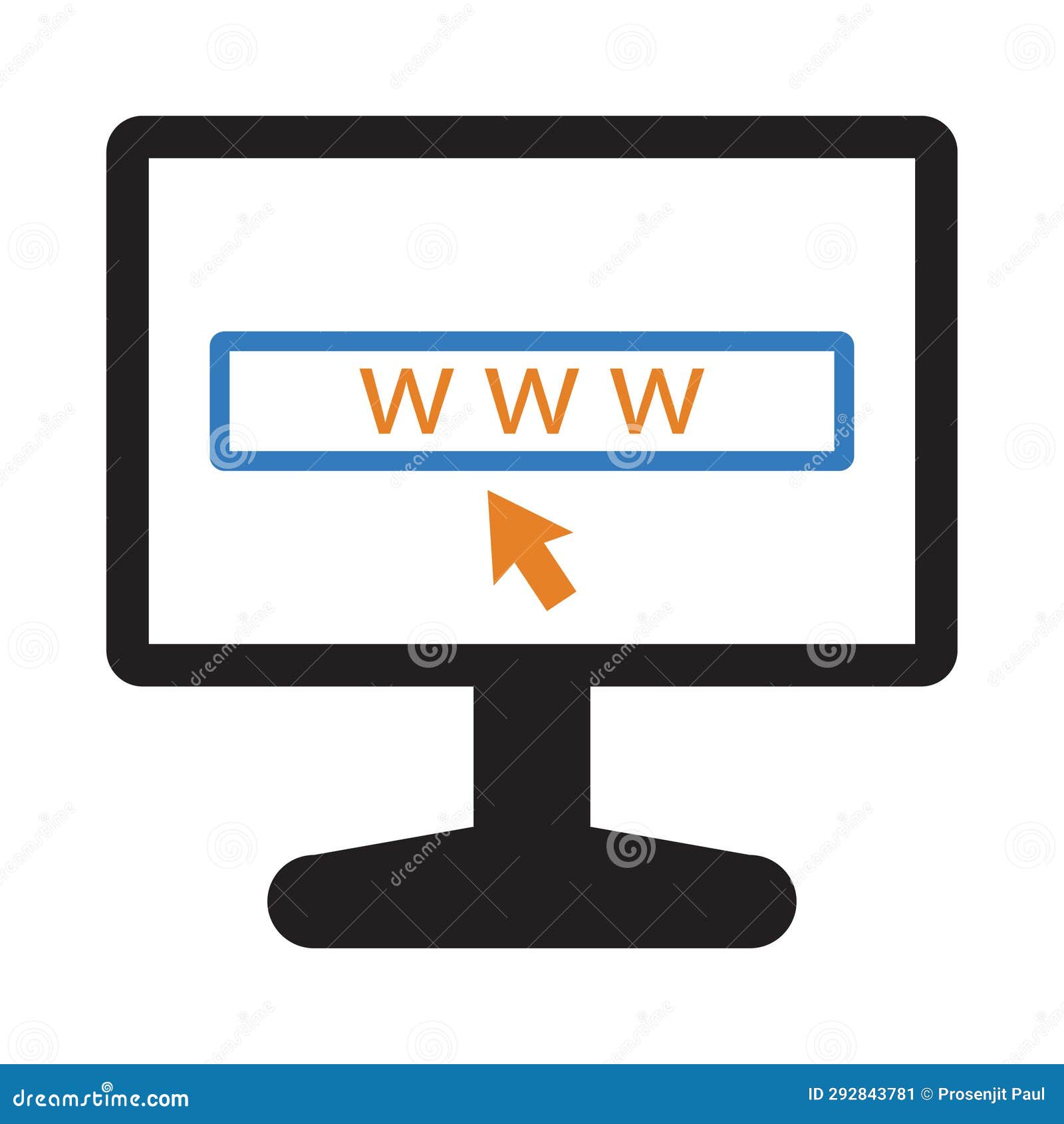 Computer, Click, Web, Browser, Browser Click Icon Stock Vector ...