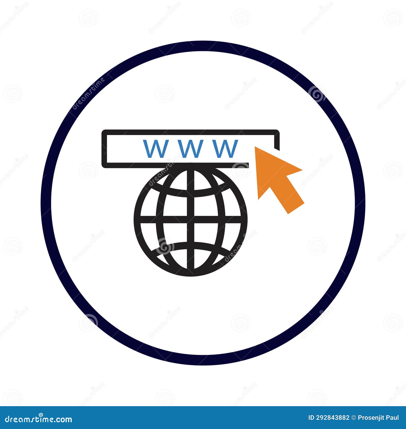 Computer, Click, Web, Browser, Browser Click Icon Stock Vector ...