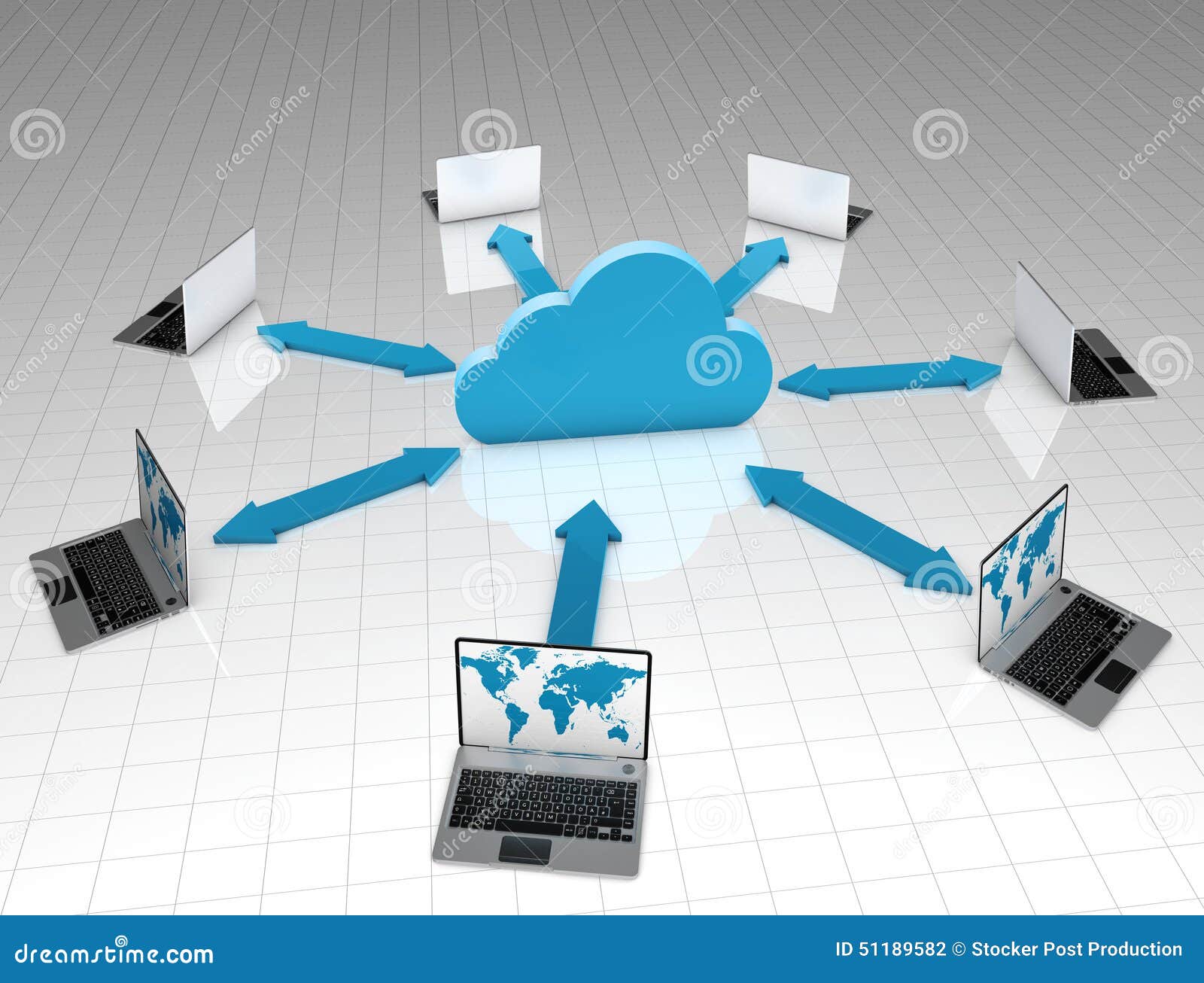 Computer cloud net stock photo. Image of cloud, computer - 51189582
