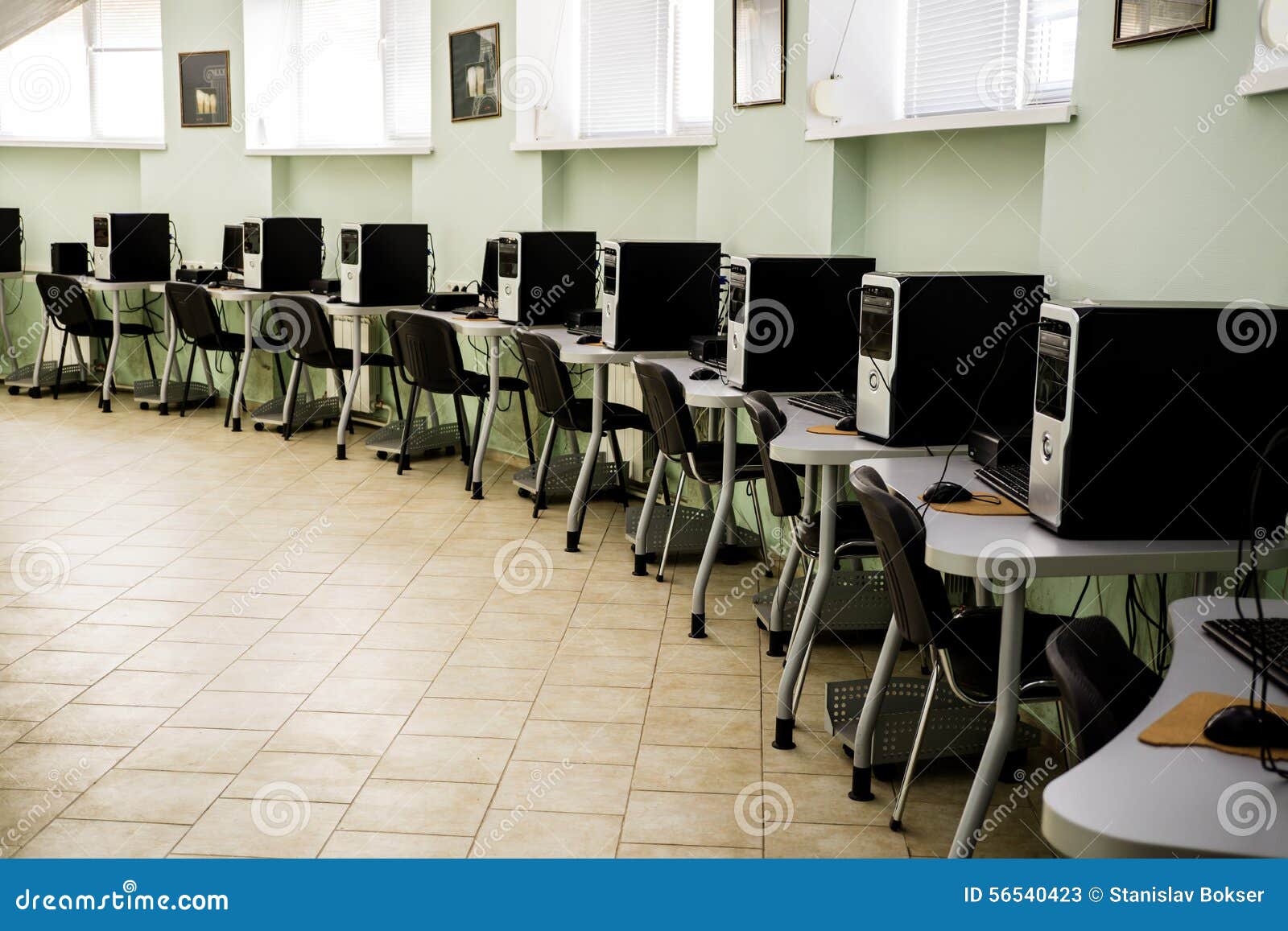 Computer Club, Computer Class Stock Image - Image of office, learning ...