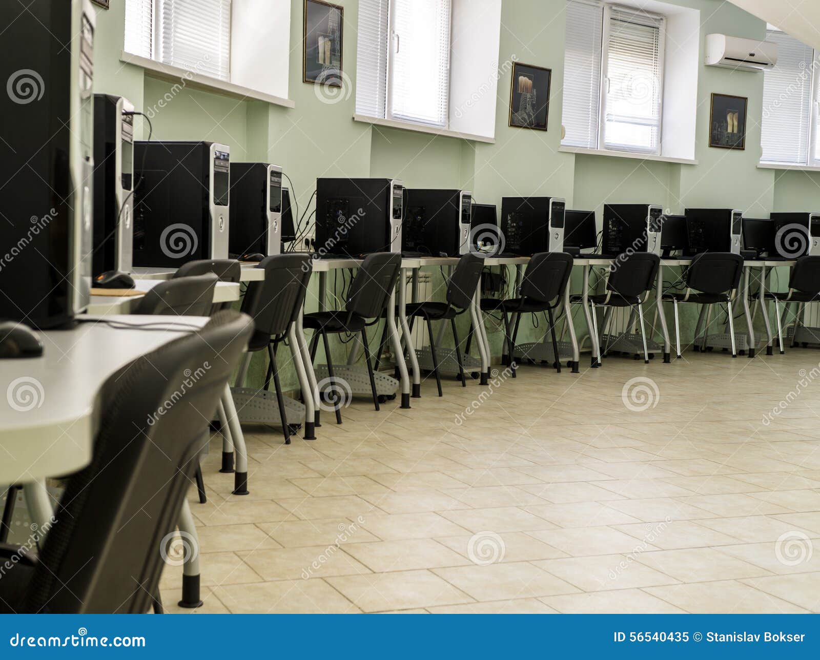 Computer Club, Computer Class Stock Image - Image of laboratory ...