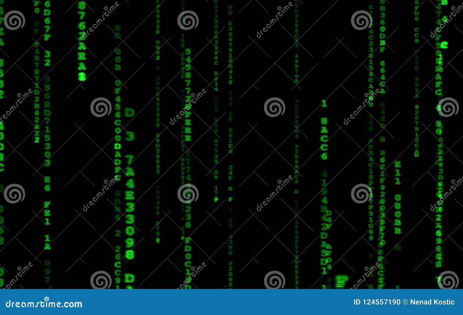 Computer Code Falling Matrix Style. Stock Footage - Video of coding ...