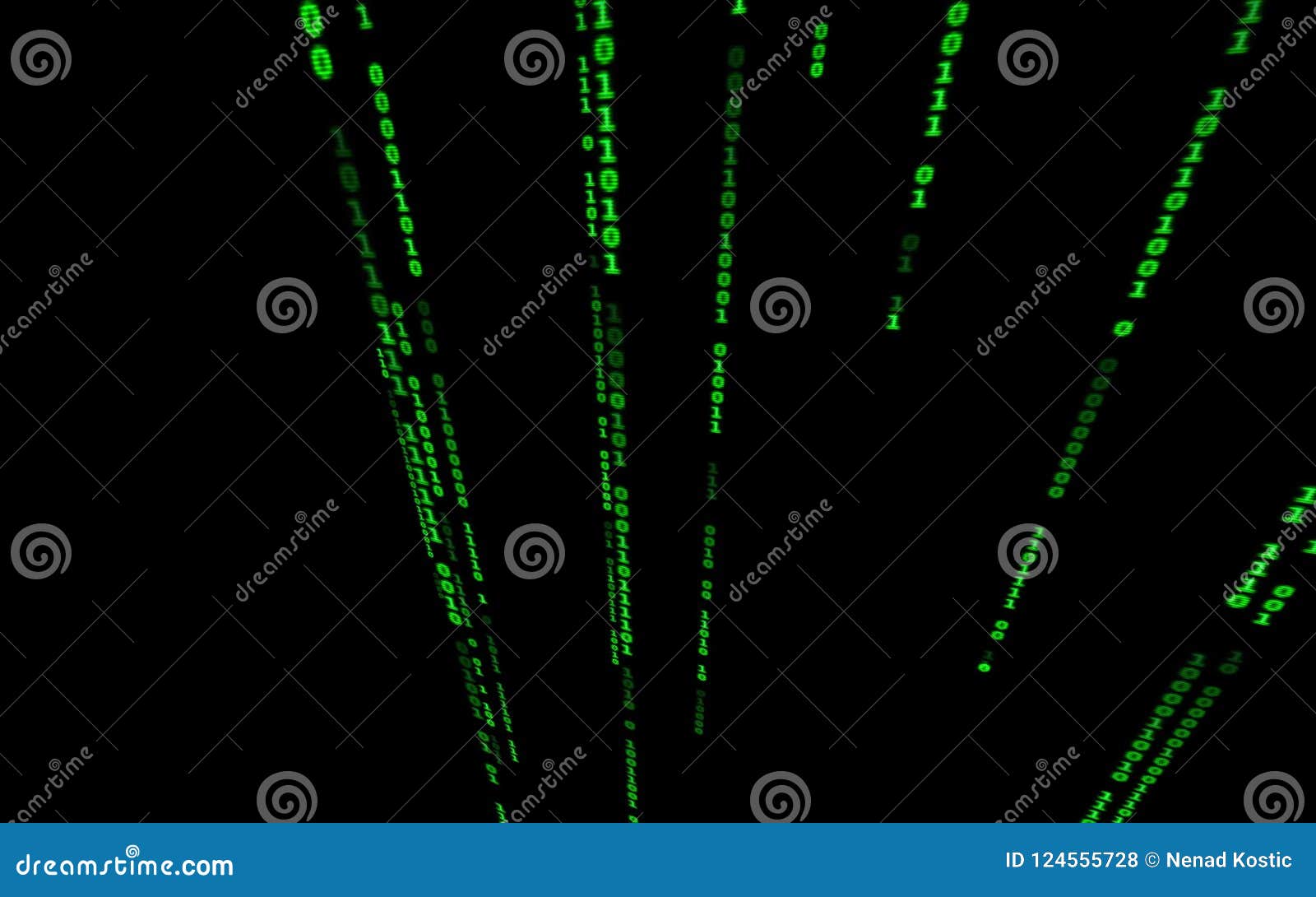 Computer Code Falling Matrix Style. Stock Footage - Video of abstract ...