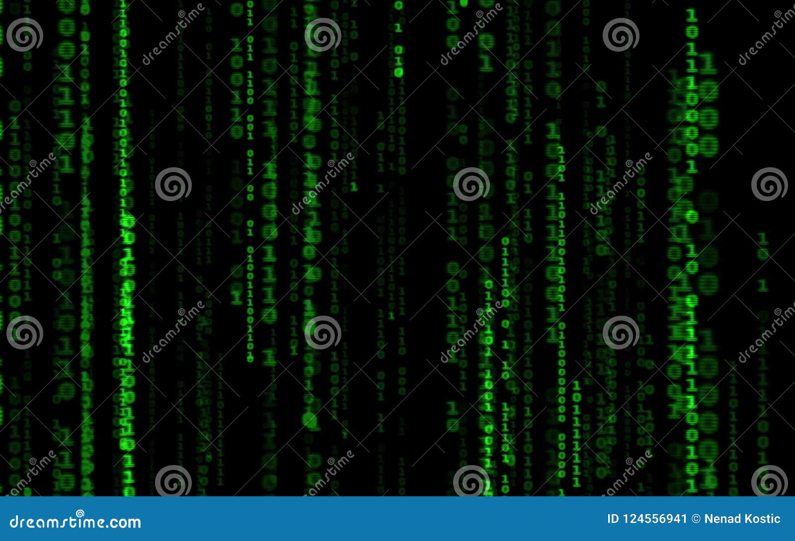 Computer Code Falling Matrix Style. Stock Video - Video of chain ...