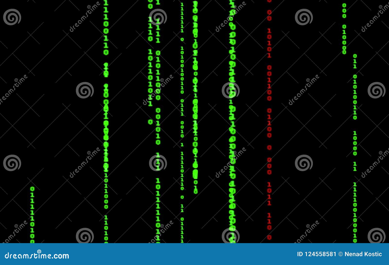 Computer Code Falling Matrix Style. Stock Video - Video of concept ...