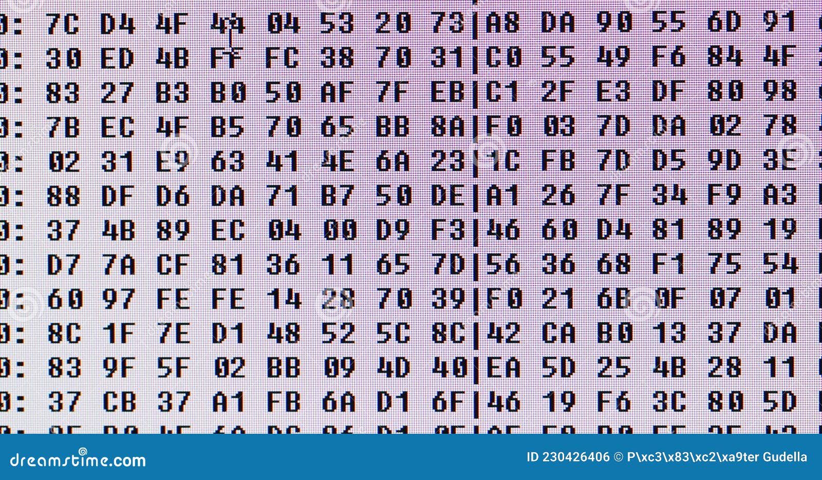 Hexadecimal Table Chart