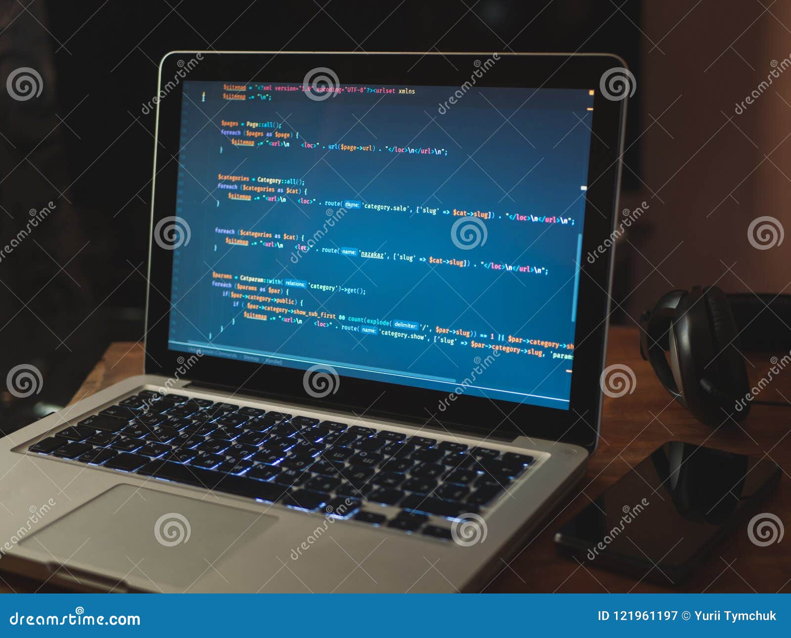 Computer Code on Laptop Web Developing Stock Image - Image of screen ... Computer Code on Laptop Web Developing Stock Image - Image of screen ...