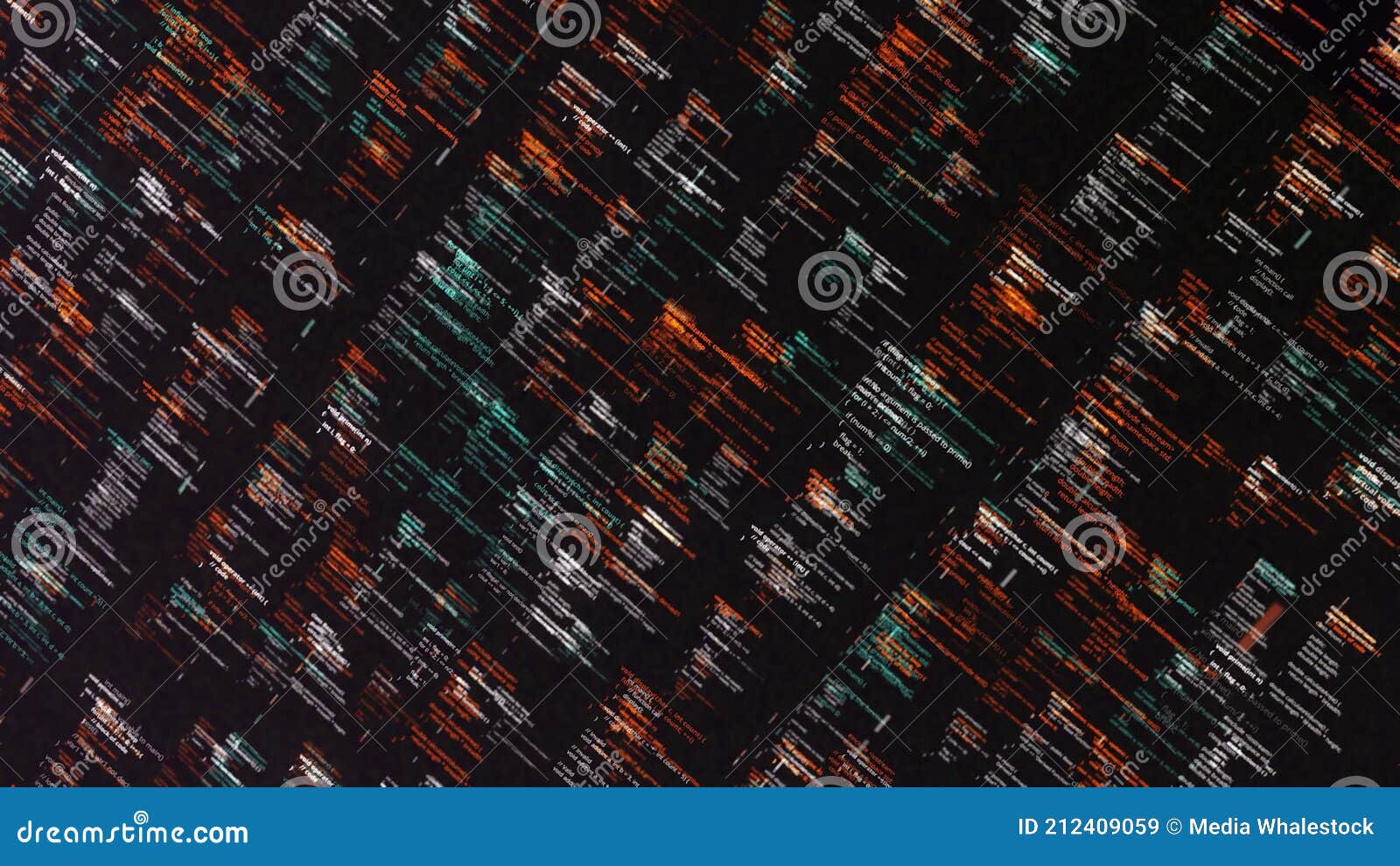 Computer Code on LCD Monitor. Animation Stock Video - Video of develop ...