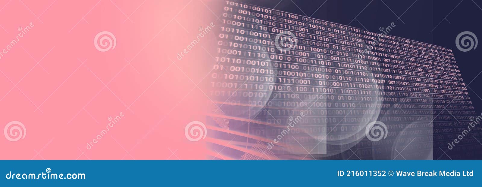 Computer Code Processing Against a Pink and Gradient Background, Program Coding Concept Stock ...