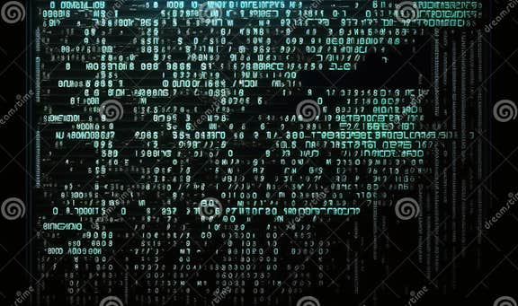 Computer Code Program. Beautiful Colorful Illustration. Style Stock Illustration - Illustration ...