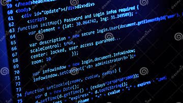 Computer Code Programming Coding Process Stock Image - Image of concept ...