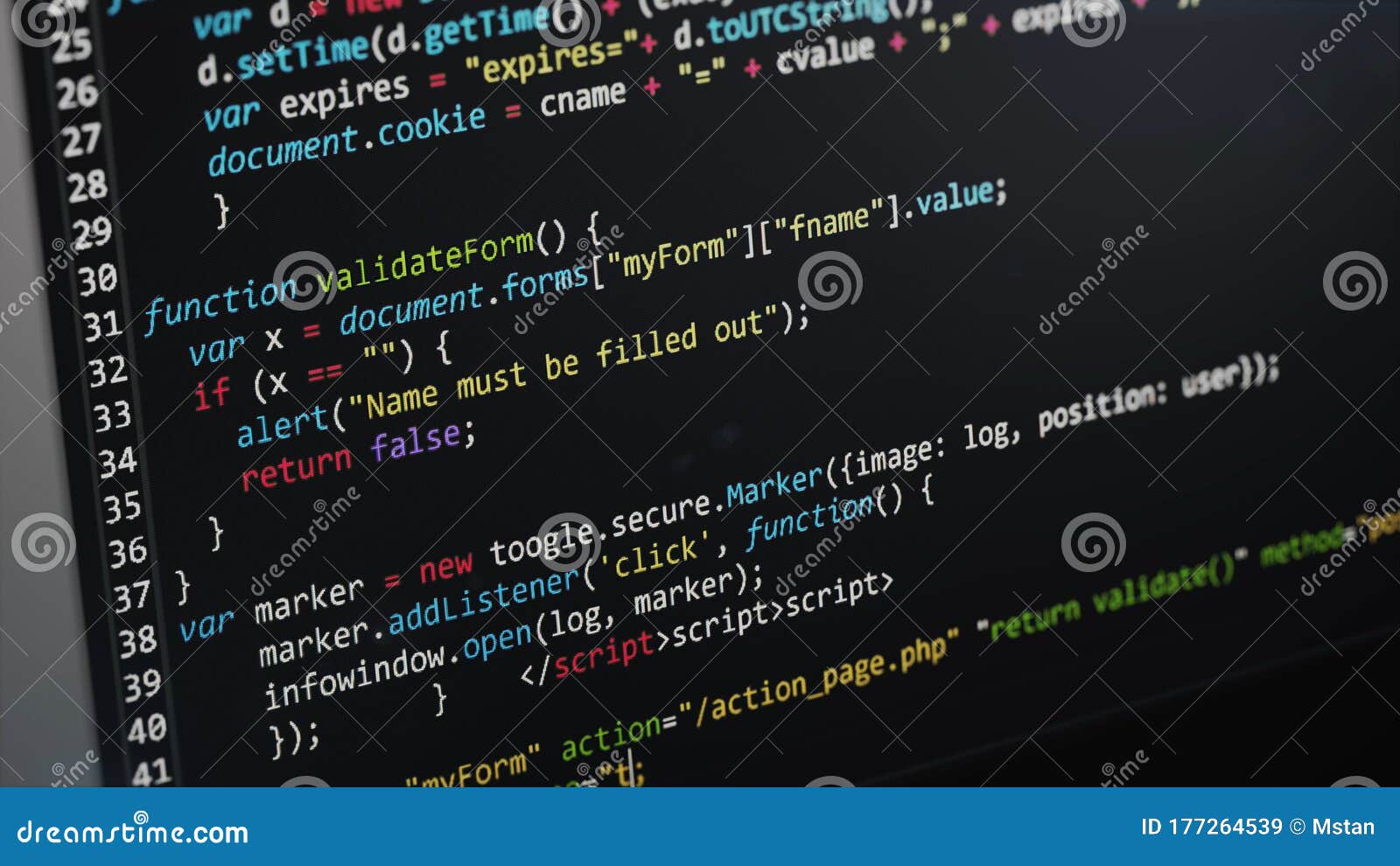 Computer Code Programming Coding Process Stock Illustration 5602