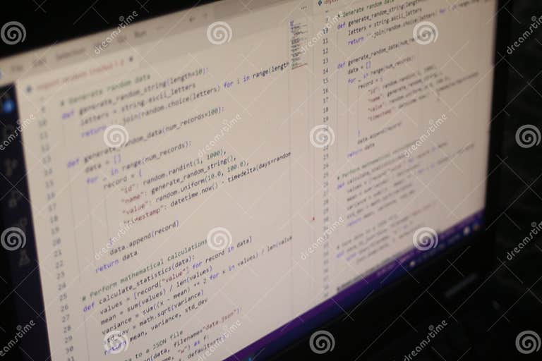 Computer Code Programming Language Coding Close High Resolution Photo ...