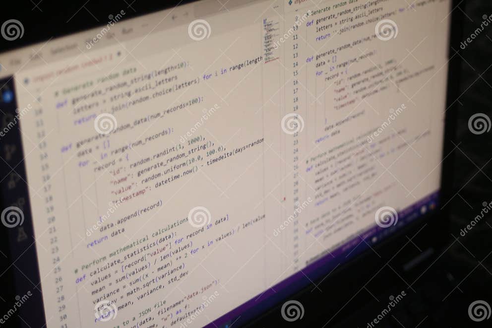 Computer Code Programming Language Coding Close High Resolution Photo ...