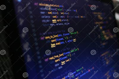 Computer Code Programming Language Coding Close High Resolution Photo ...