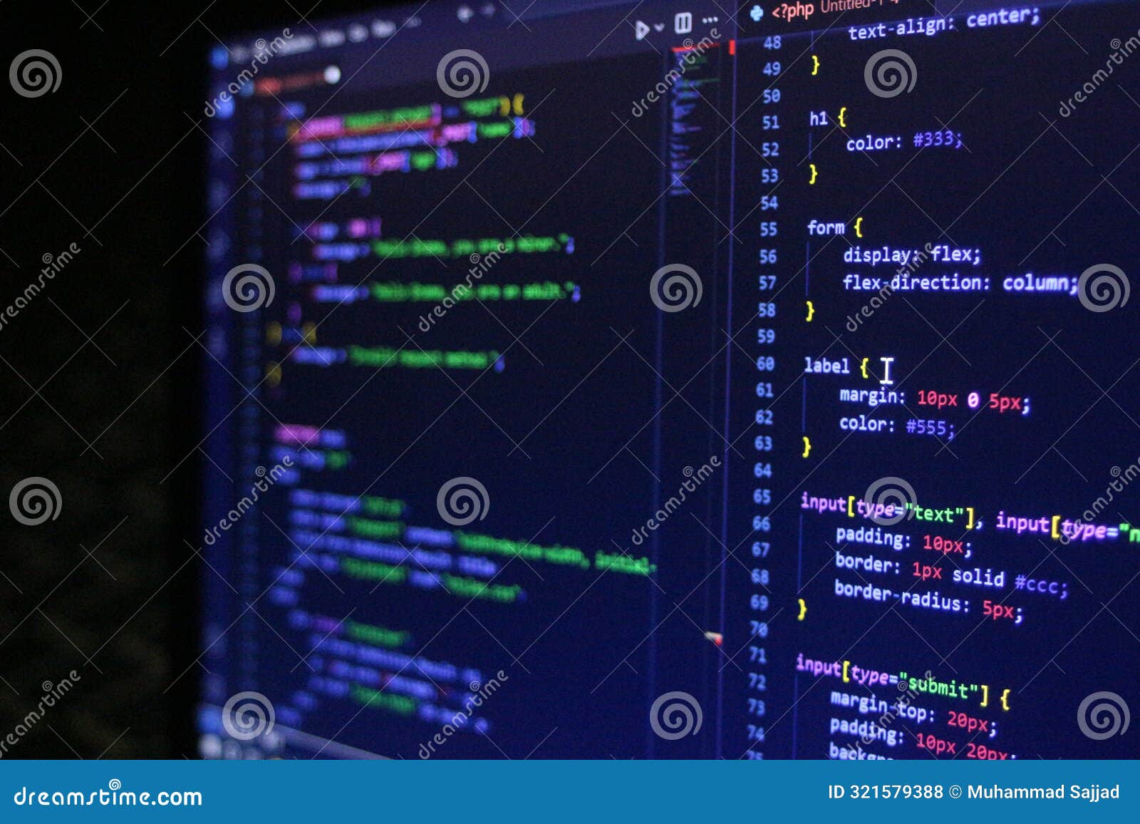 Computer Code Programming Language Coding Close High Resolution Photo ...