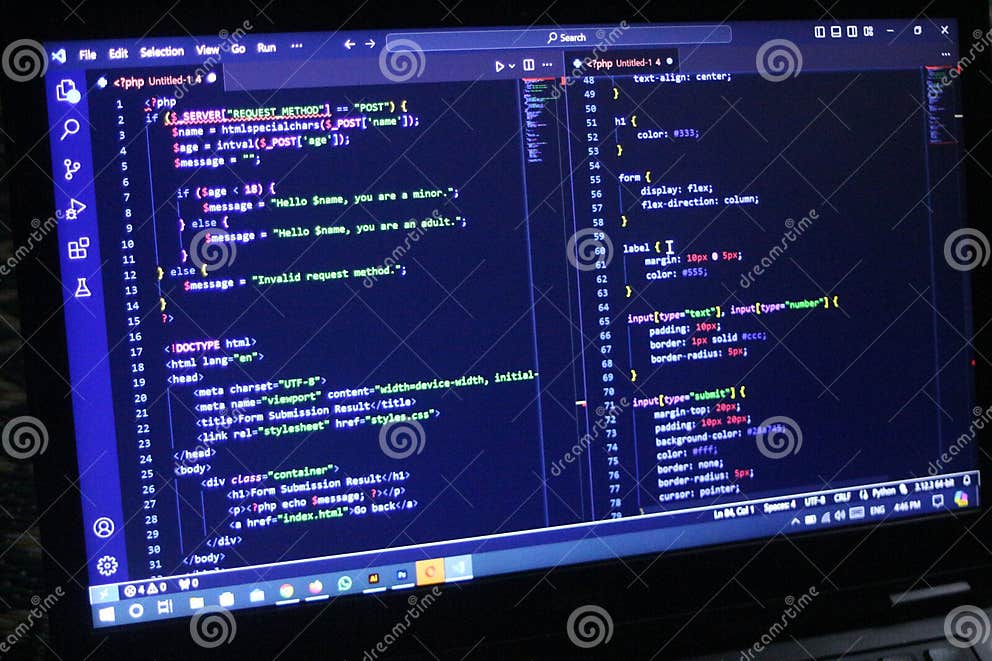 Computer Code Programming Language Coding Close High Resolution Photo ...