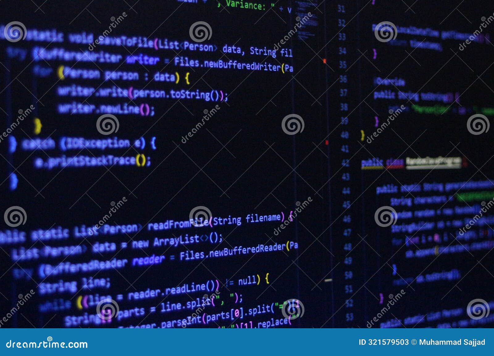 Computer Code Programming Language Coding Close High Resolution Photo