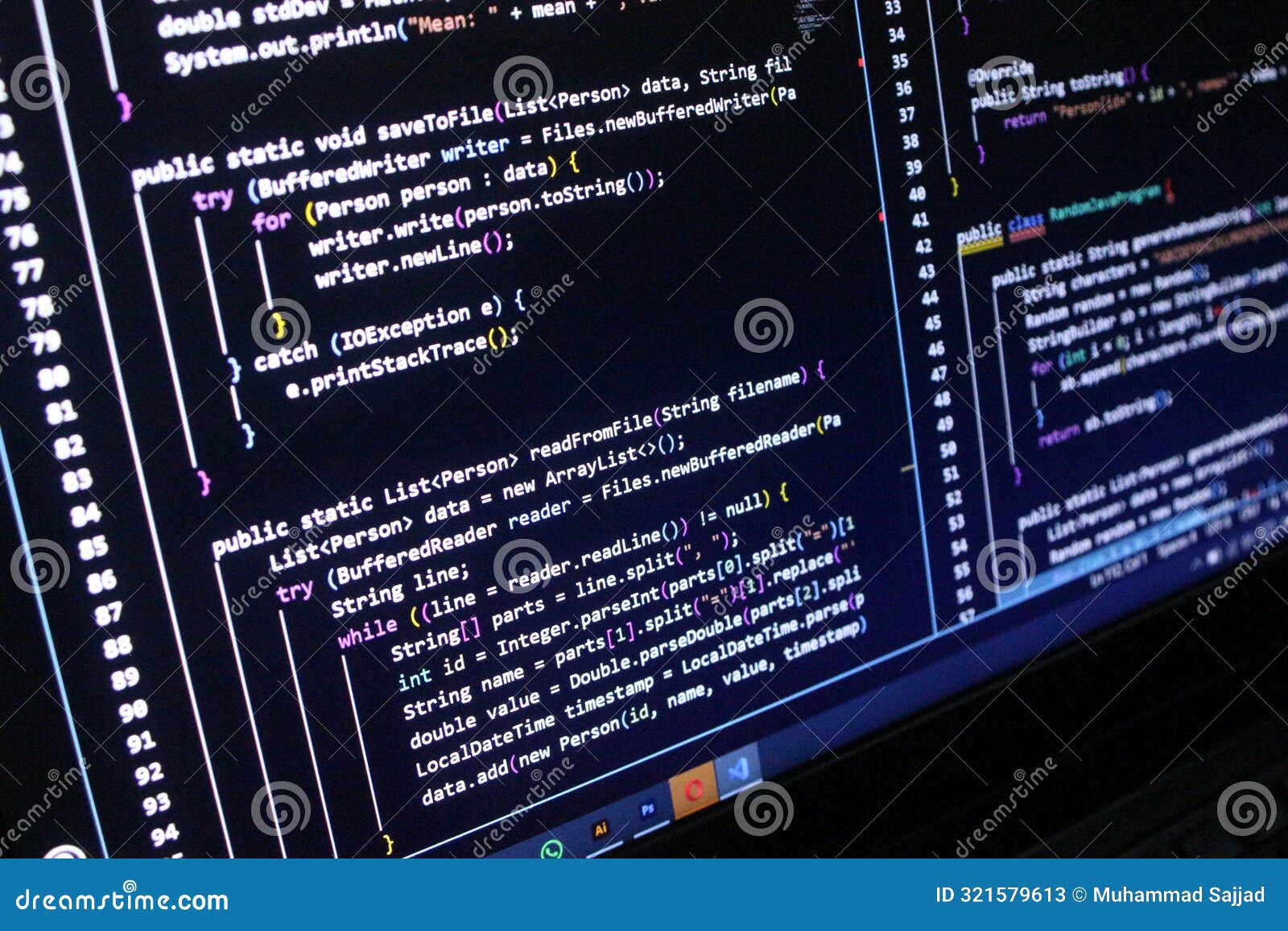 Computer Code Programming Language Coding Close High Resolution Photo ...