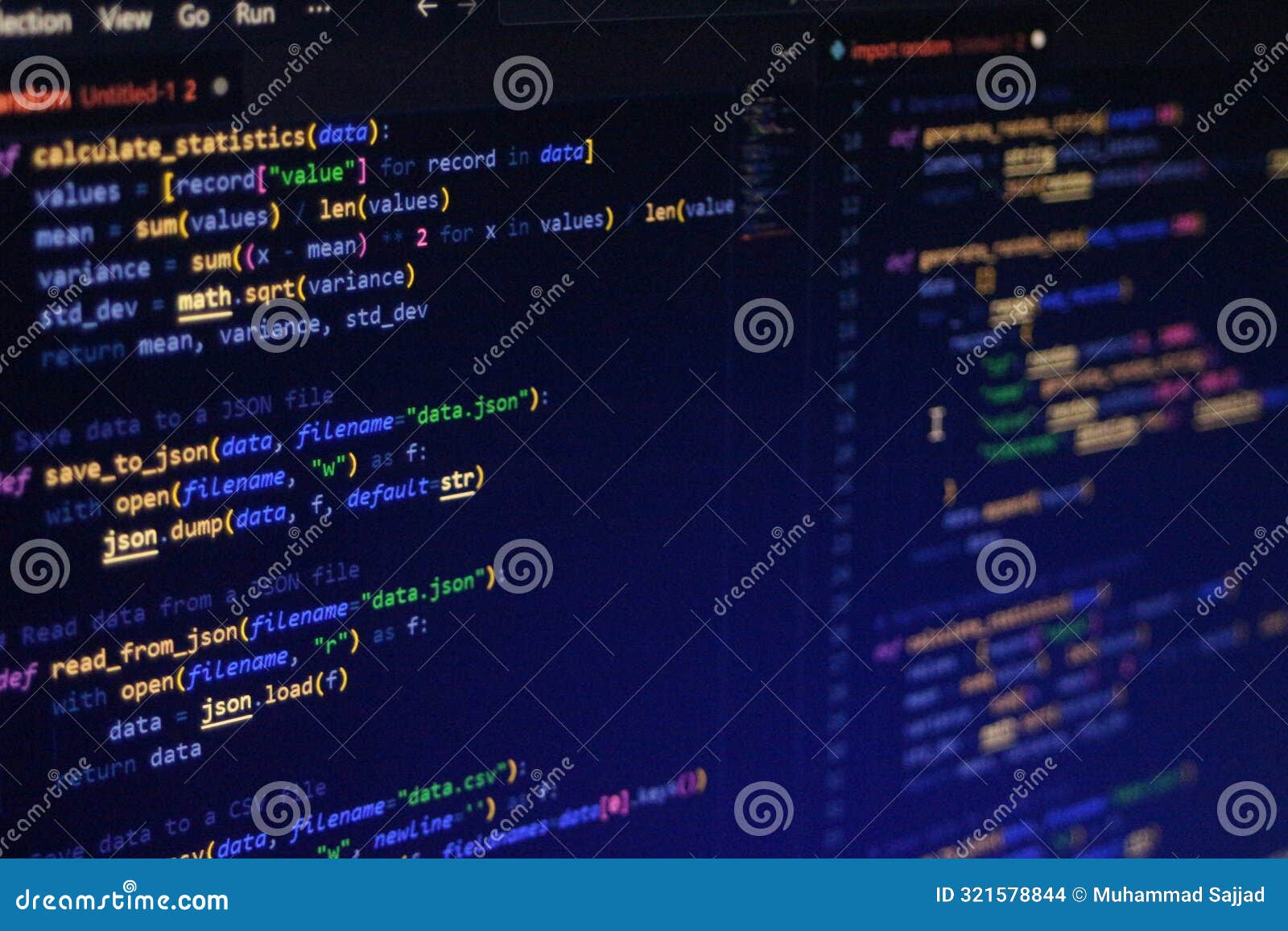 Computer Code Programming Language Coding Close High Resolution Photo