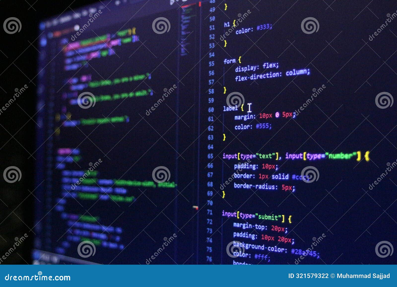 Computer Code Programming Language Coding Close High Resolution Photo ...
